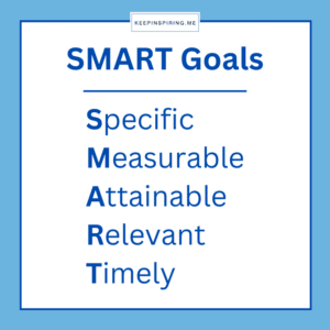 The Art of Goal Setting | Keep Inspiring Me